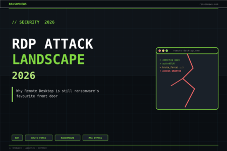 RDP attacks 2026: ransomware’s #1 entry vector | Ransomnews